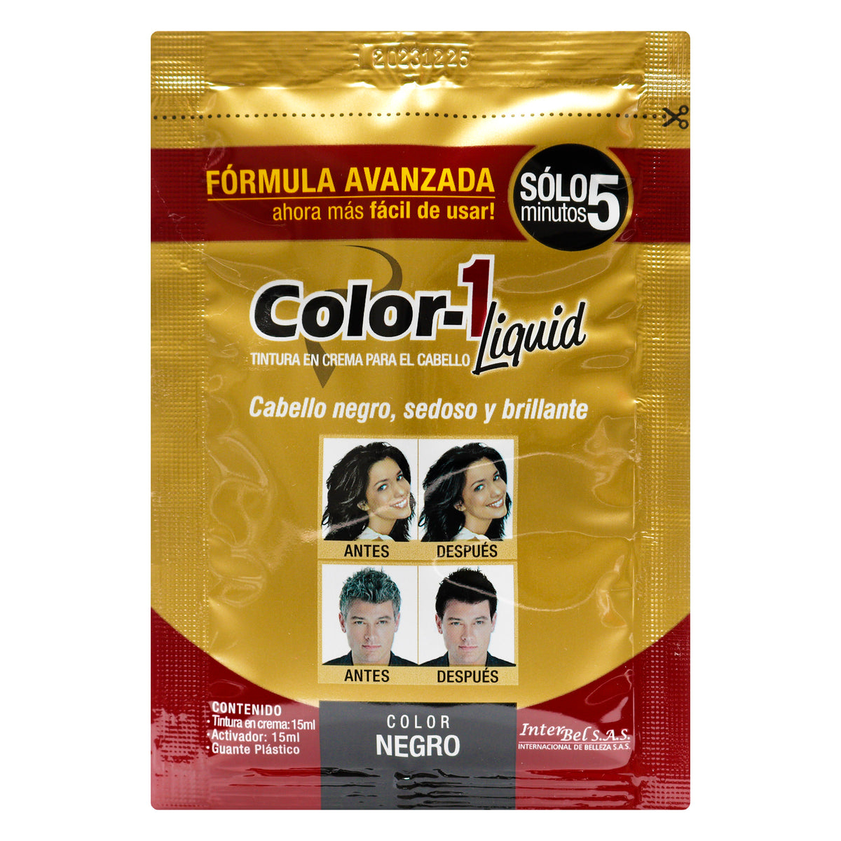 TINTURA NEGRA 15ML + ACTI. 15ML COLOR-1 - REG. INVIMA NSOC15453-22CO ...