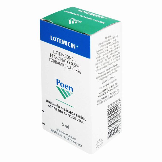 LOTEMICIN GOTAS X 5 ML - VENTA CON FORMULA MEDICA – Drogas La Bastilla ...