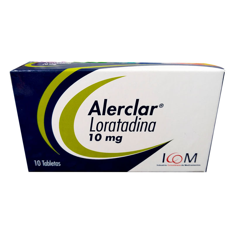 ALERCLAR 10 MG 10 TBS ICOM - VENTA CON FORMULA MEDICA – Drogas La ...